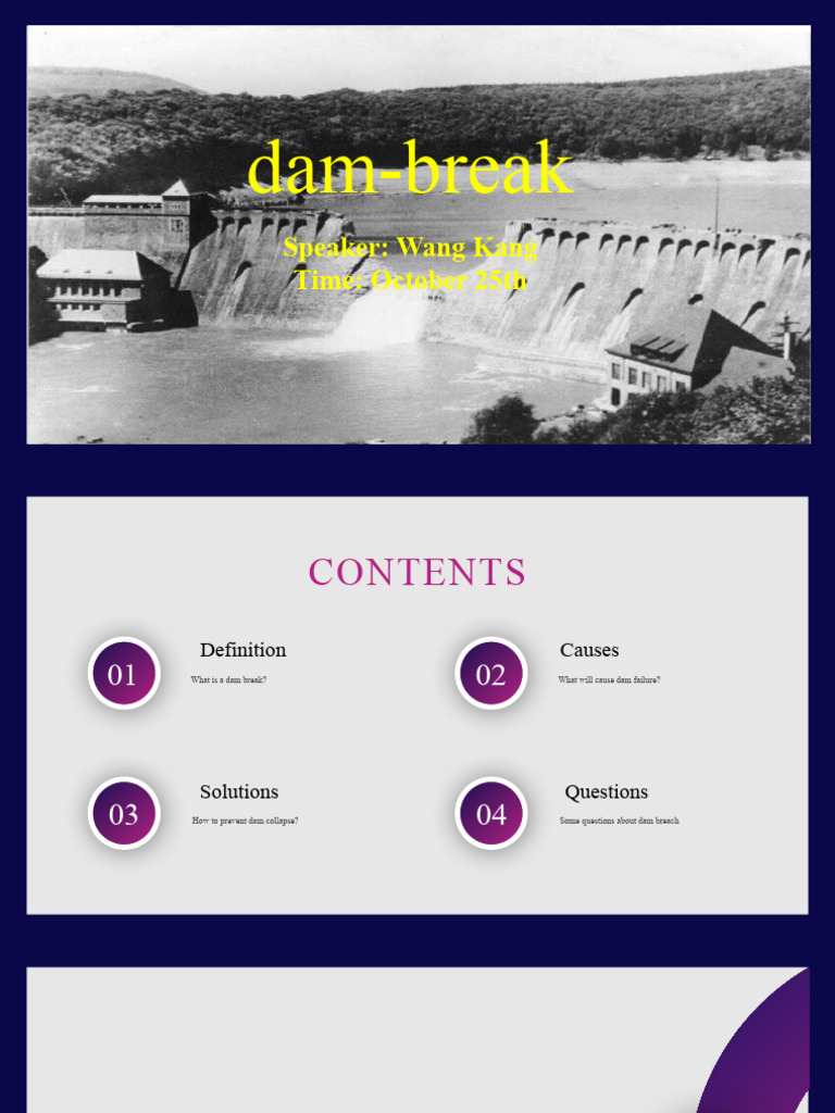 12-王康-Dam Break | Download Free PDF | Dam | Flood