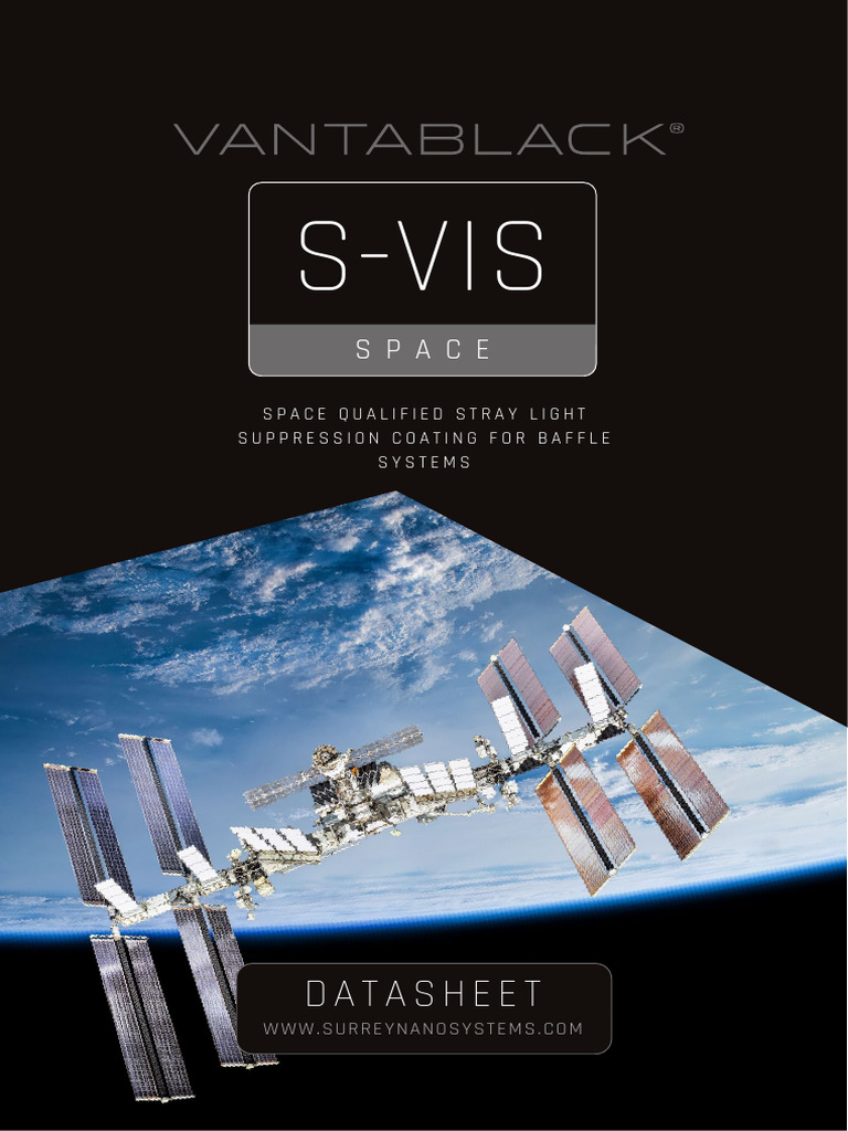 Vantablack S Vis Space A4 Data Brochure v013 | PDF | Optics | Materials