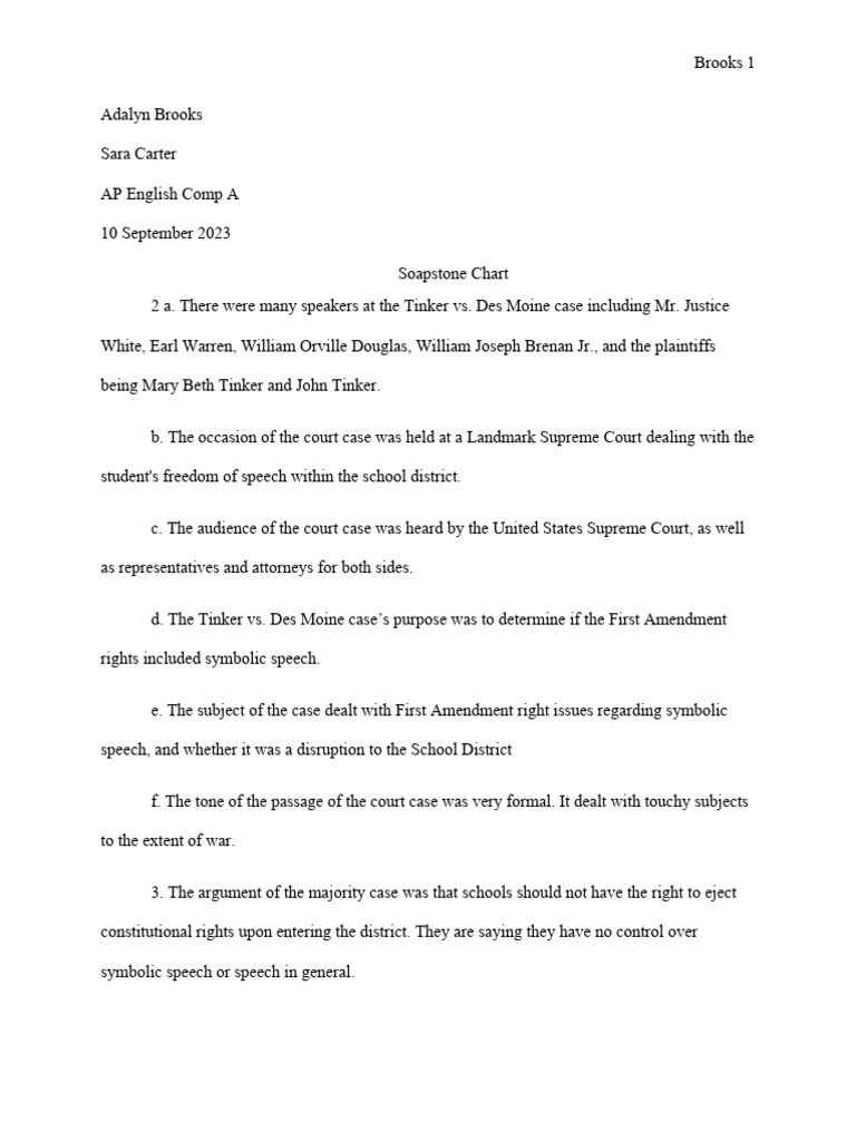 SoapStone Chart | PDF