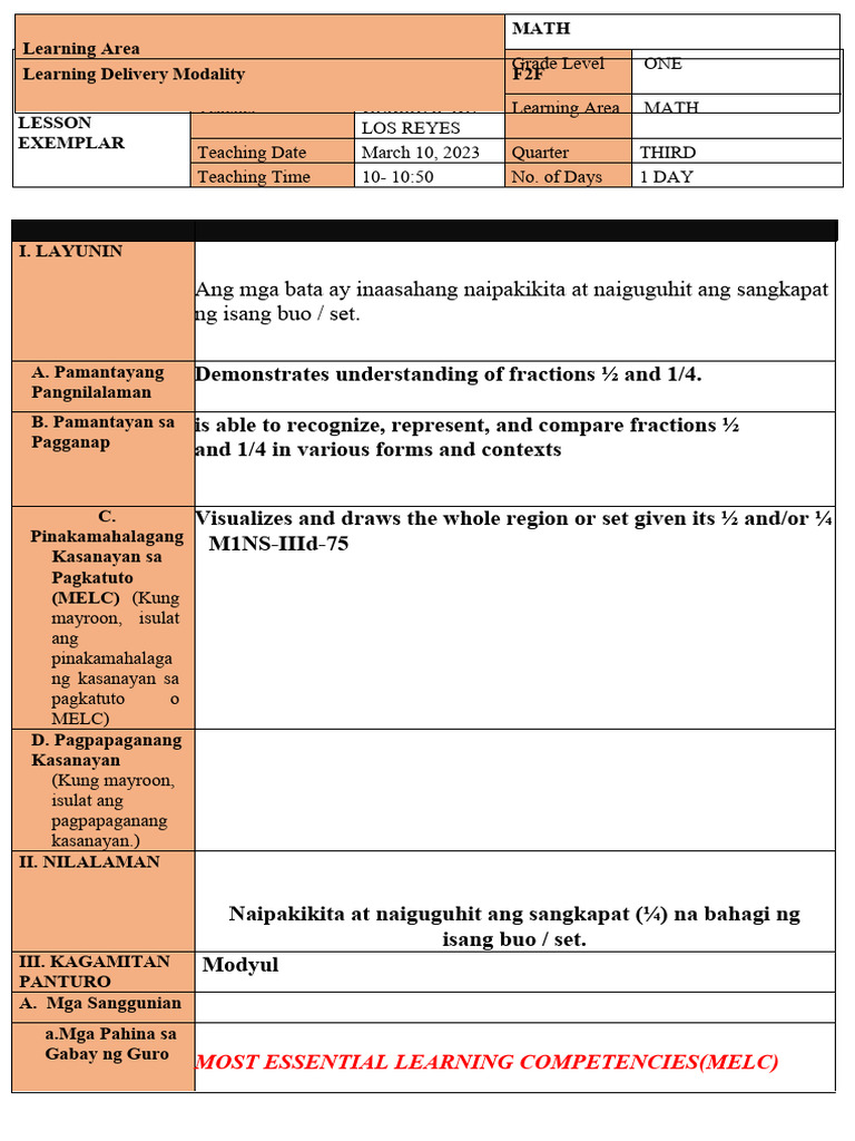 Cot Math 1 Q3 W4 Pdf
