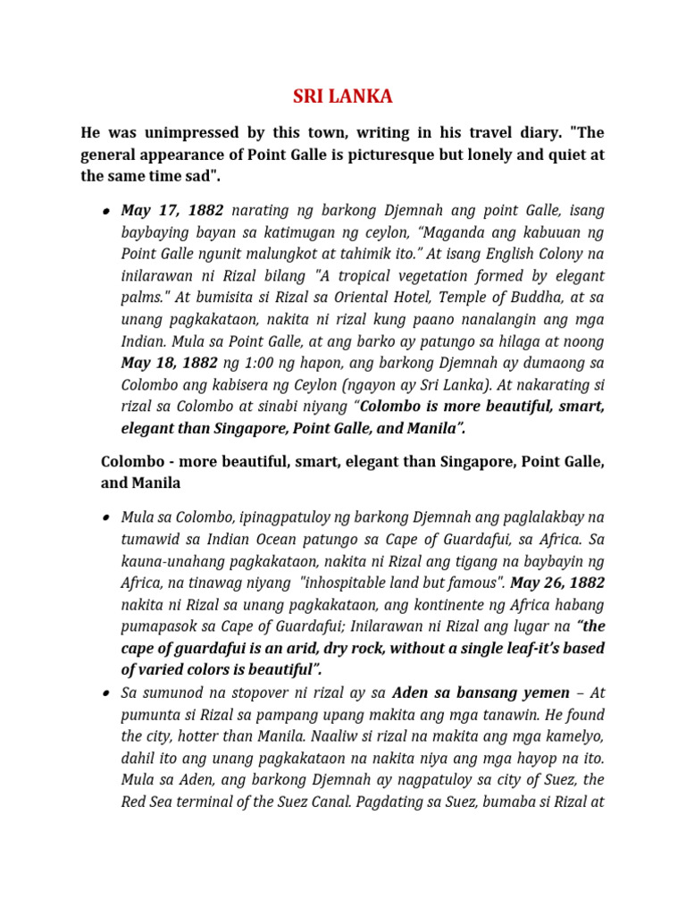 Rizal Reporting Explanations | PDF