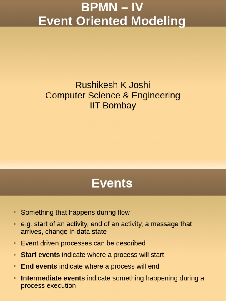 BPMN Events | Download Free PDF | Software Engineering | Computer Programming