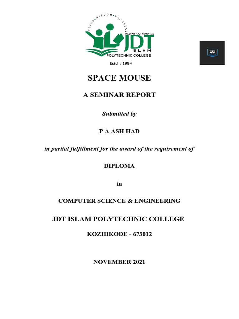 SPACE MOUSE (Report) | PDF