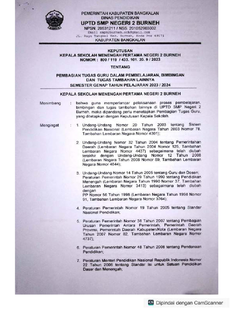 SK Mengajar 2023 NQ - Compressed | PDF