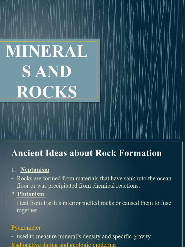 Minerals and Rocks | PDF | Minerals | Materials