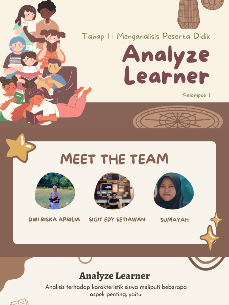Kel 1 - Tahap 1 Analyze Learner | PDF