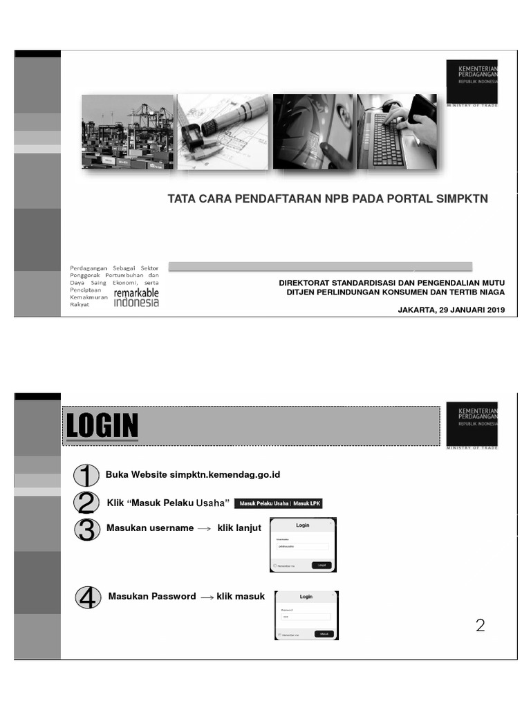 Tata Cara Pendaftaran NPB | PDF | Pengelolaan Keuangan & Uang