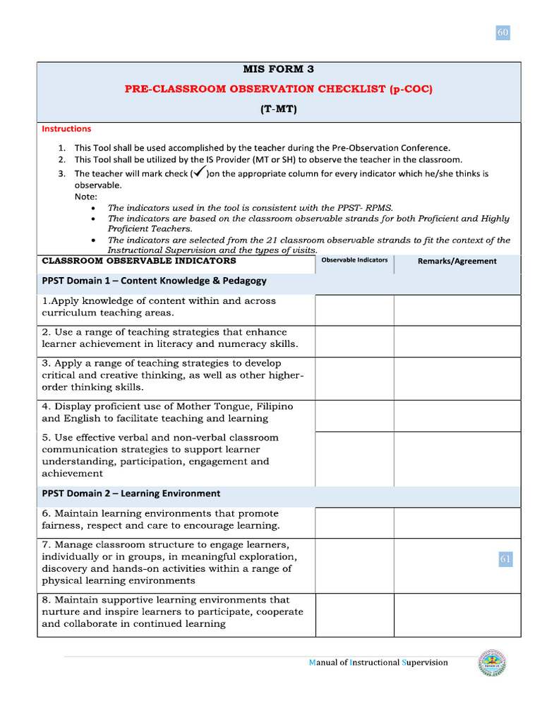 Mis Form 3 | PDF