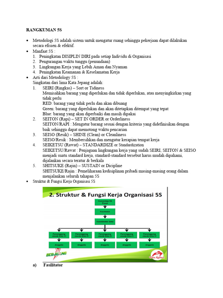 1-6 Rangkuman 5S, Flow Process Analysis, Imp Lean, Quality, Six Sigma, Value Stream Mapping | PDF