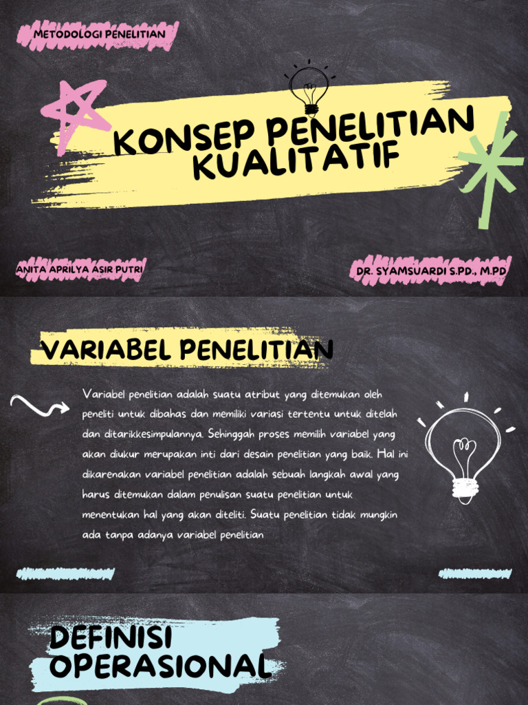 PPT PENELITIAN KUALITATIF | PDF
