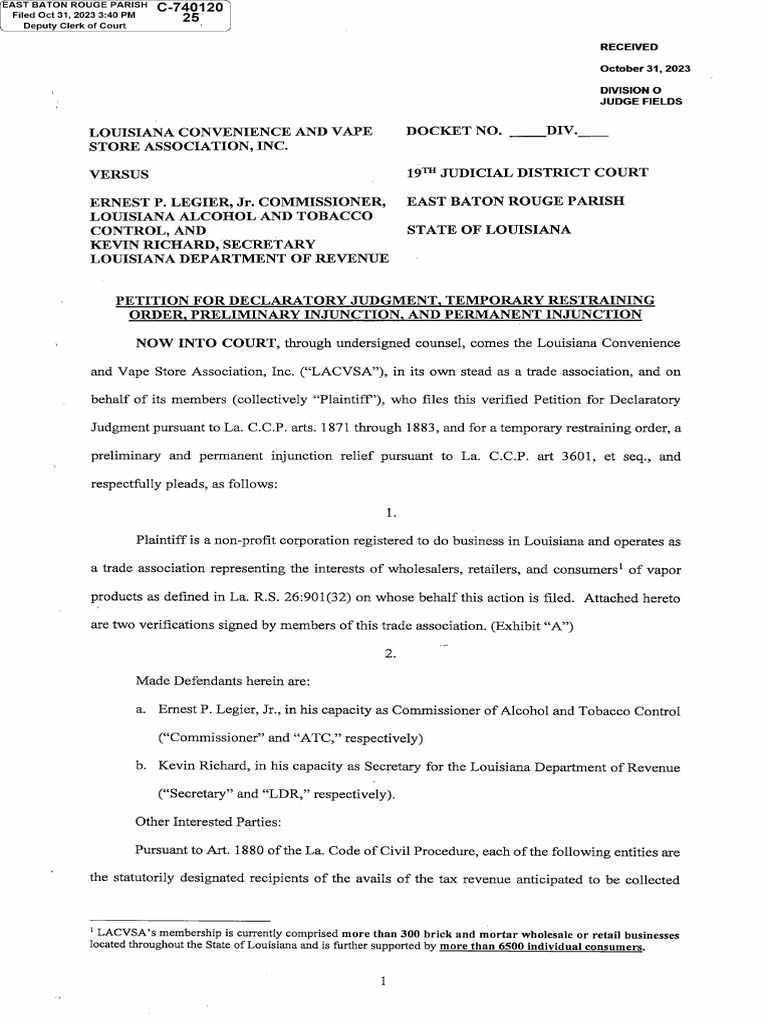 Vaping Lawsuit | PDF