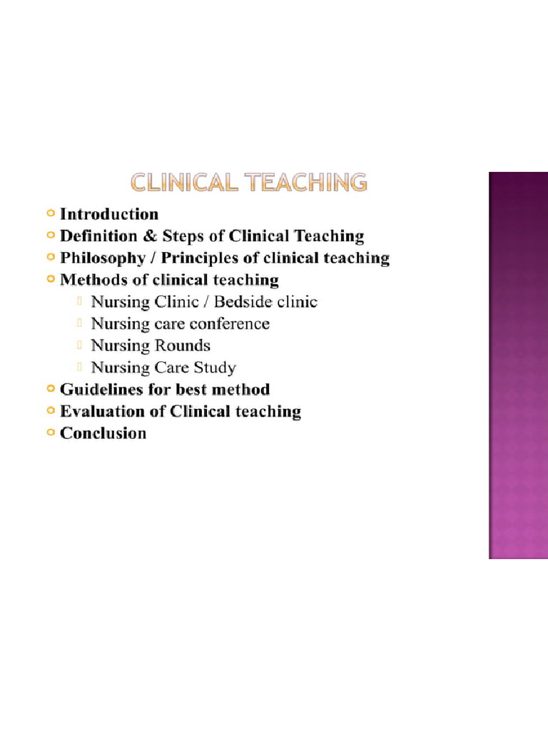 clinical teaching methods pdf | PDF