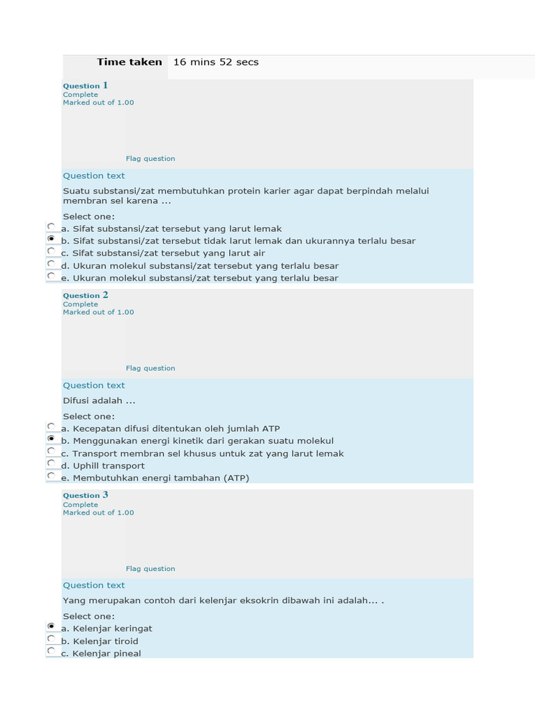 Soal Utb Blok 1.2 2 | PDF