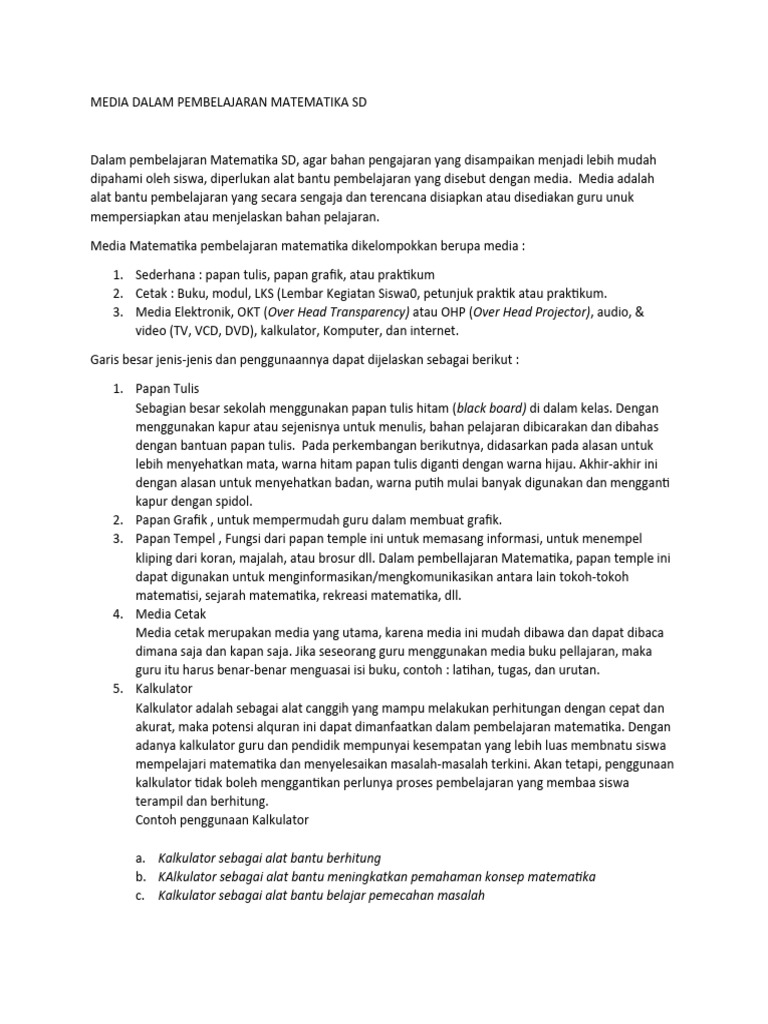 Modul 2 KB 1 - MTK | PDF