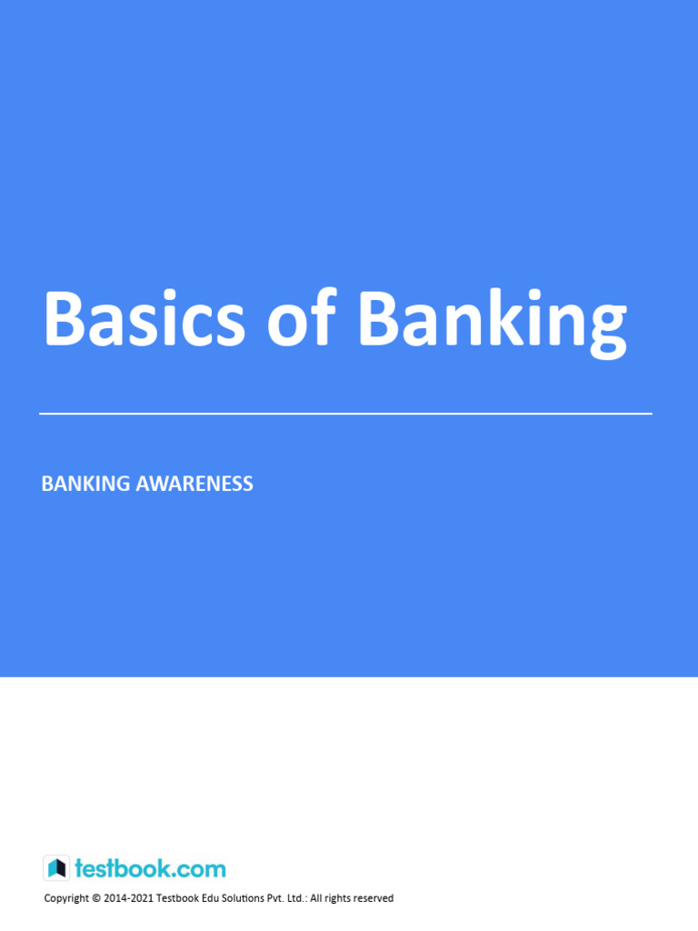 Basics_of_Banking_-_Study_Notes | PDF | Banks | Automated Teller Machine