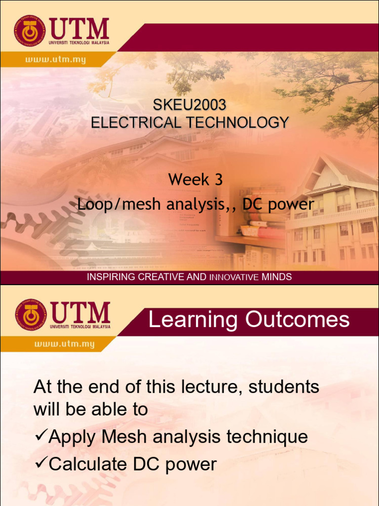 Mesh Analysis | PDF | Electrical Network | Electronic Engineering