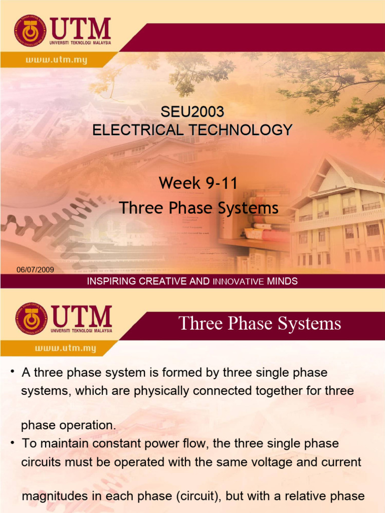 Chapter 3 Three Phase System | PDF