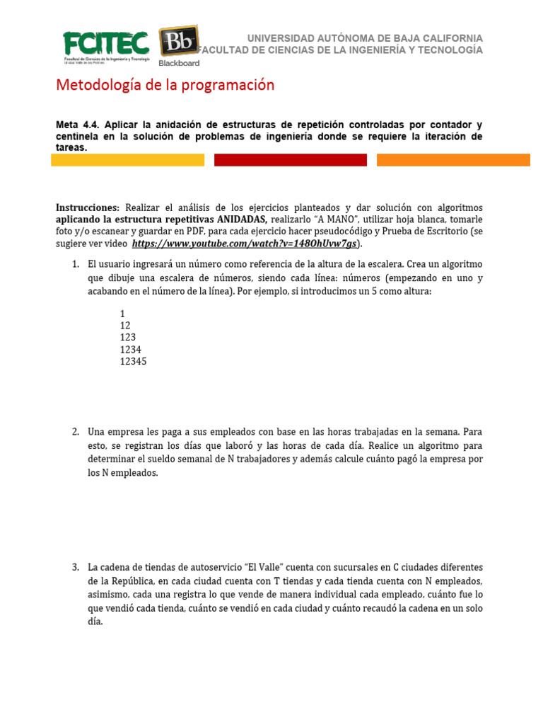 Meta 4.4 - Ejercicios - de - Cierre | PDF