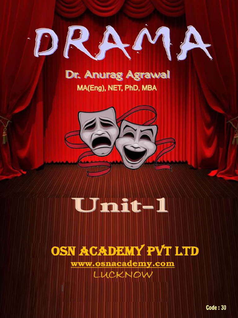 Unit-1 - Drama - UGC NET | PDF | William Shakespeare | Characters In ...