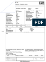 Motor Trifásico WEG W22 IE1 Data Sheet | PDF