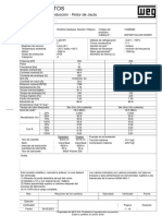 Motor Trifásico WEG W22 IE1 Data Sheet | PDF