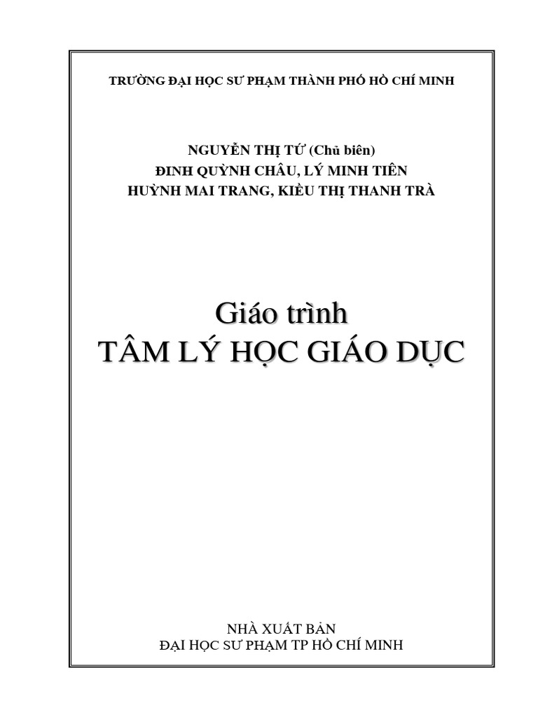 Giao Trinh TLHGD 2018 - Chuong 1-2 | PDF