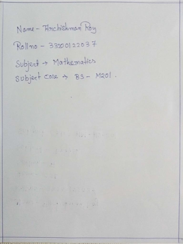 Mathematics Ca2 | PDF