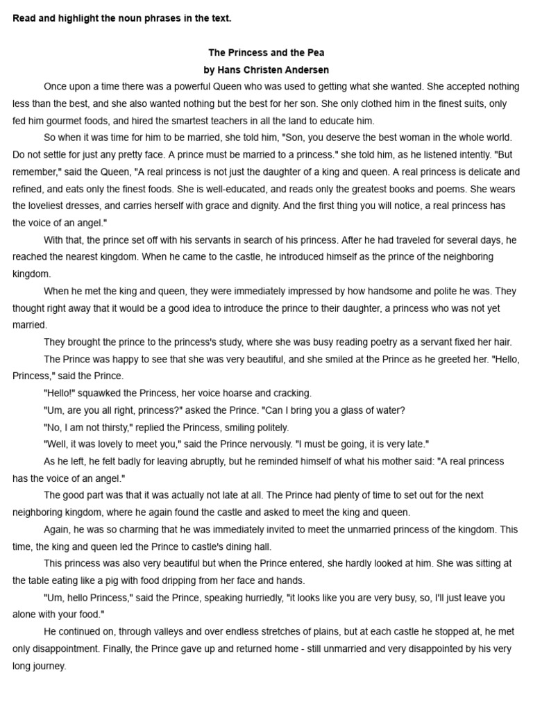 Print 1x 3 Nov 2023 Read and Highlight The Noun Phrases in The Text | PDF