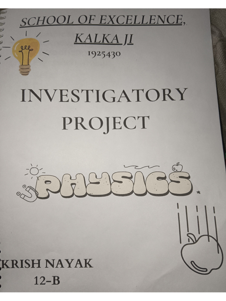 Physics Project File On Factors Affecting Internal Resistance Emf of A ...