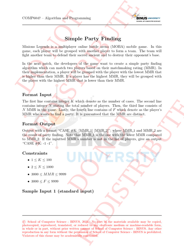 Prob D | PDF | Algorithms | Theoretical Computer Science