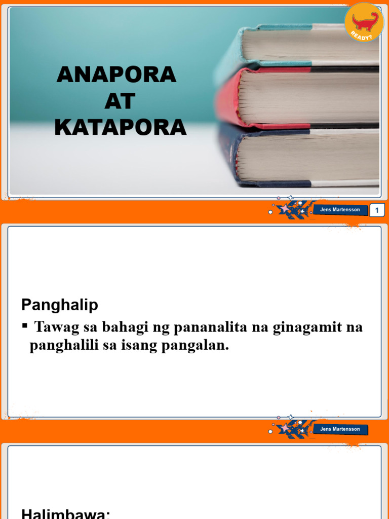 Grade 10 - Anapora at Katapora | PDF