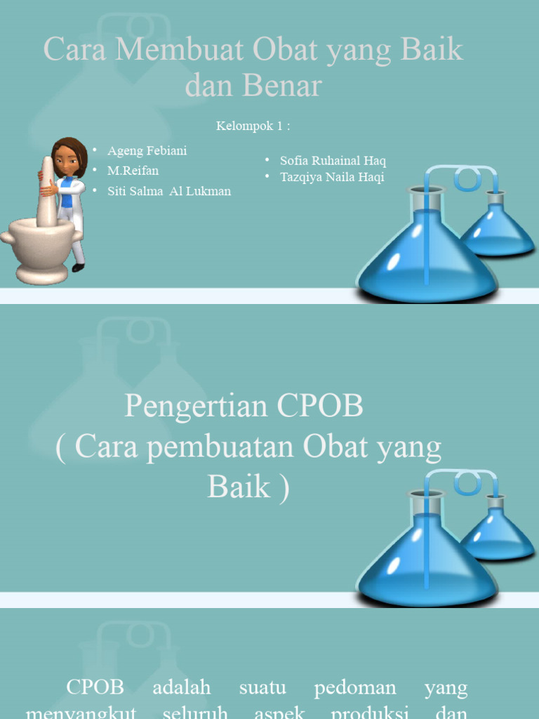 Cara Membuat Obat Yang Baik Dan Benar - 122821 | PDF