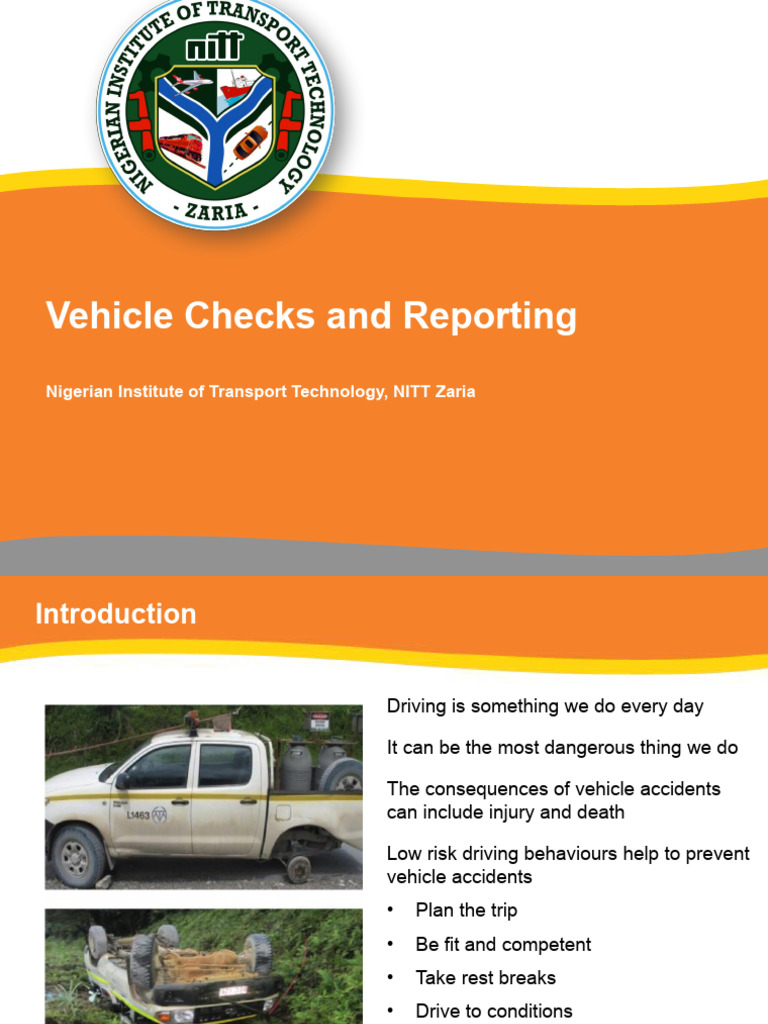 Vehicle Checks and Reporting | PDF | Vehicles | Truck