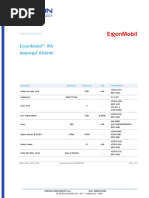 Data Sheet Exxol D60 | PDF | Exxon Mobil | Distillation