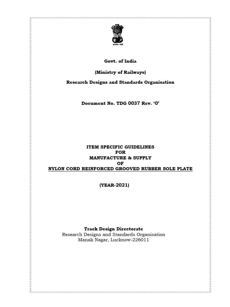 GRSP Manufacturing Guidelines 2021 | PDF | Physical Sciences | Materials
