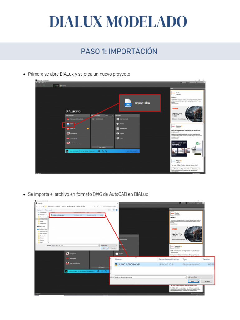 M FV Dialux-Modelado Iyeii2023 | PDF