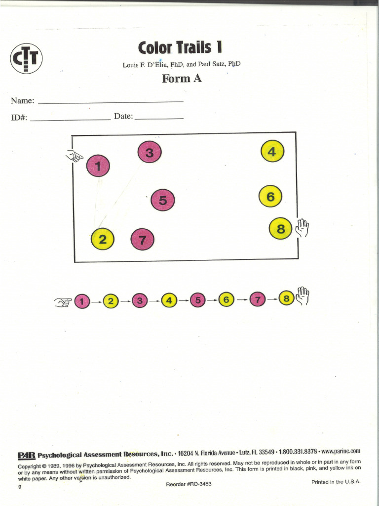 Color Trails 1 | PDF