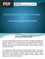 Statistik Non Parametrik (Penelitian) | PDF