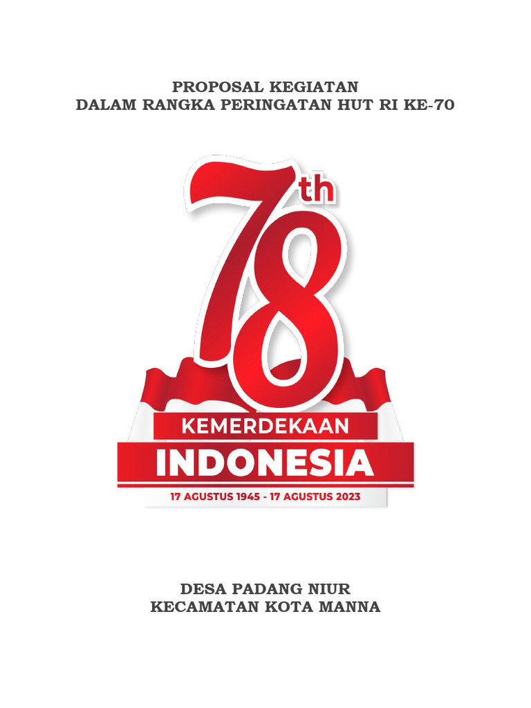 Proposal 17 Agustus | PDF