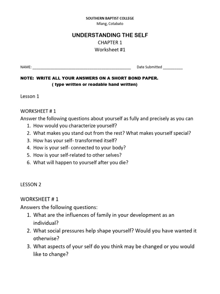 GE Worksheet 1 | PDF