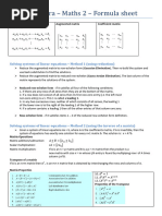 A Level Mathematics Formula Sheet | PDF | Abstract Algebra | Elementary ...