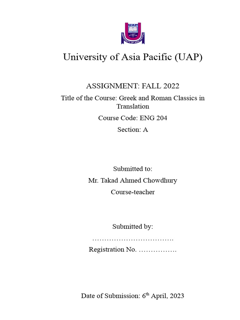 Assignment Cover Page Section A.docx | PDF
