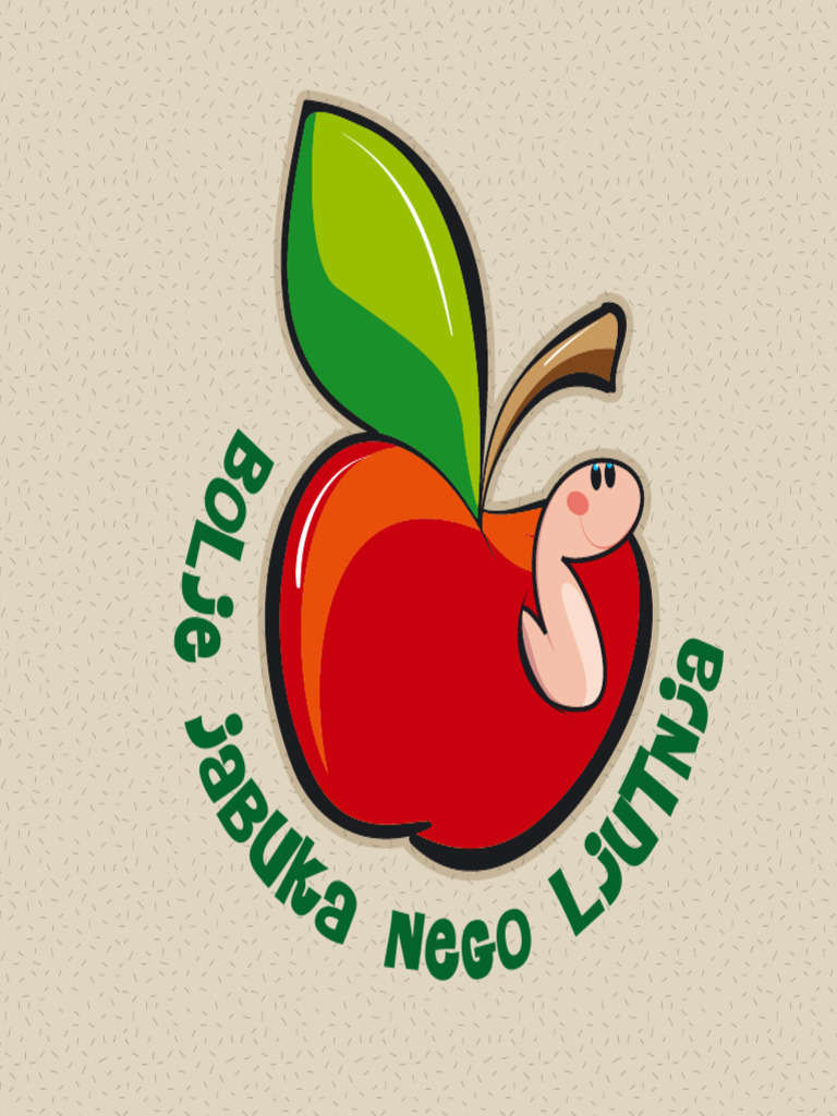 Bolje Jabuka Nego Ljutnja Slikovnica | PDF