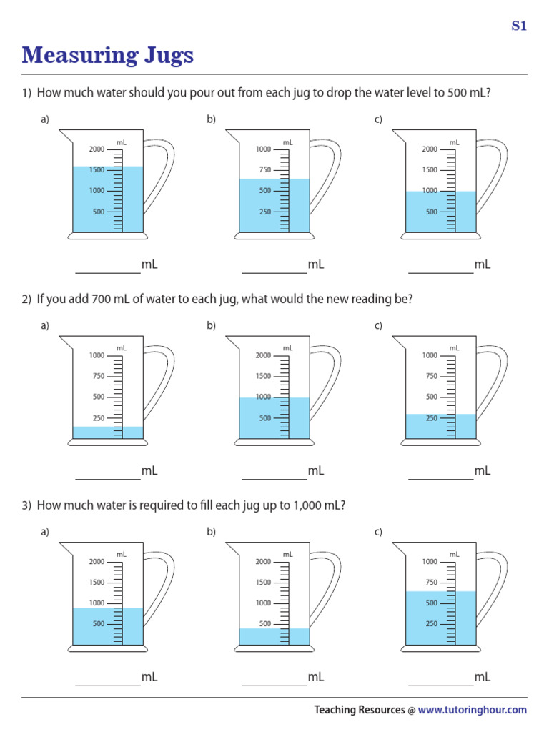 Measuring Jugs | PDF