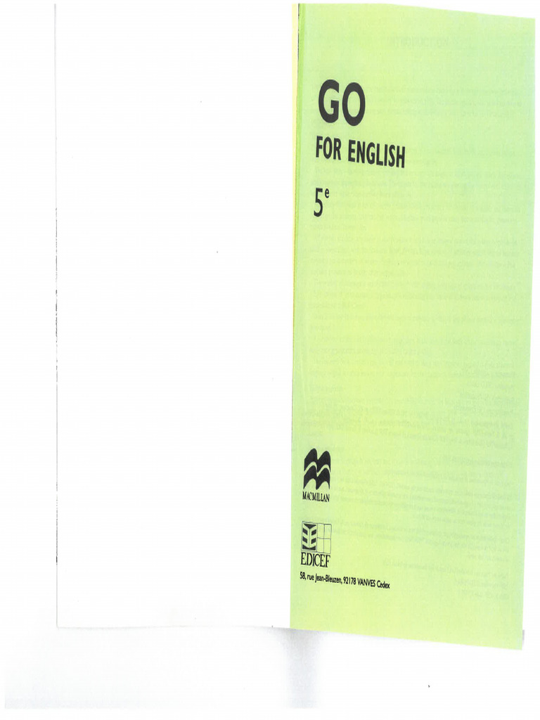Go For English 5e | PDF