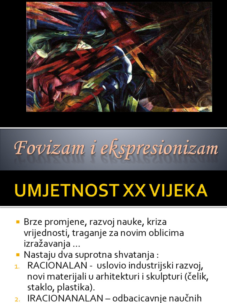 Fovizami Ekspresionizam | PDF