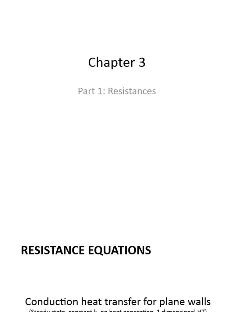 Principles of Heat Transfer Chap 2 | PDF | Thermal Insulation | Thermal Conduction
