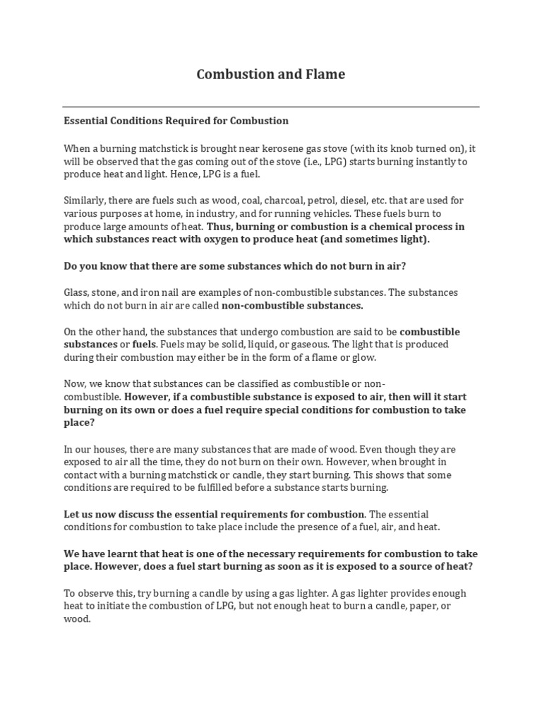 Combustion and Flame 8th | PDF