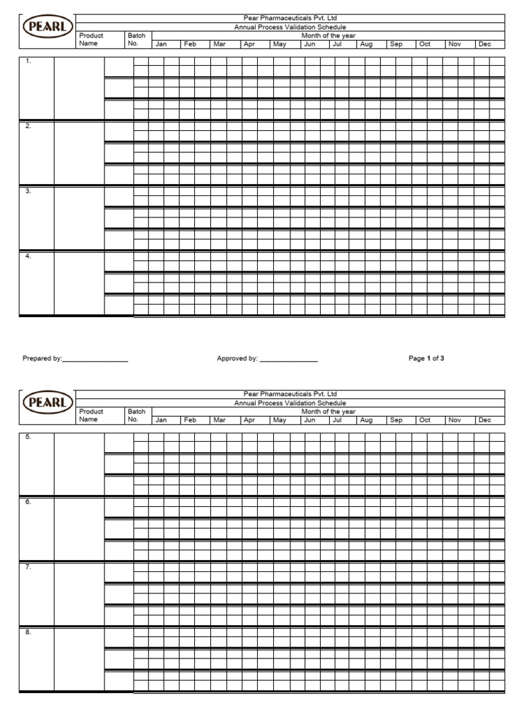 PV Schedule | PDF