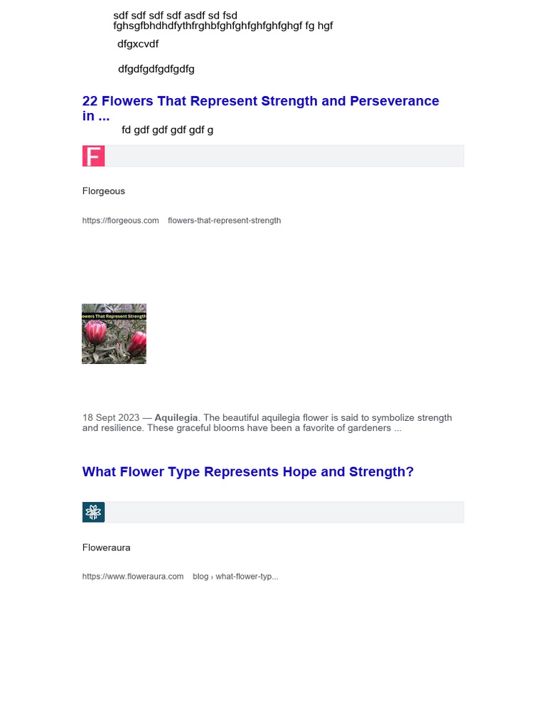 22 Flowers That Represent Strength and Perseverance in ... : Florgeous ...